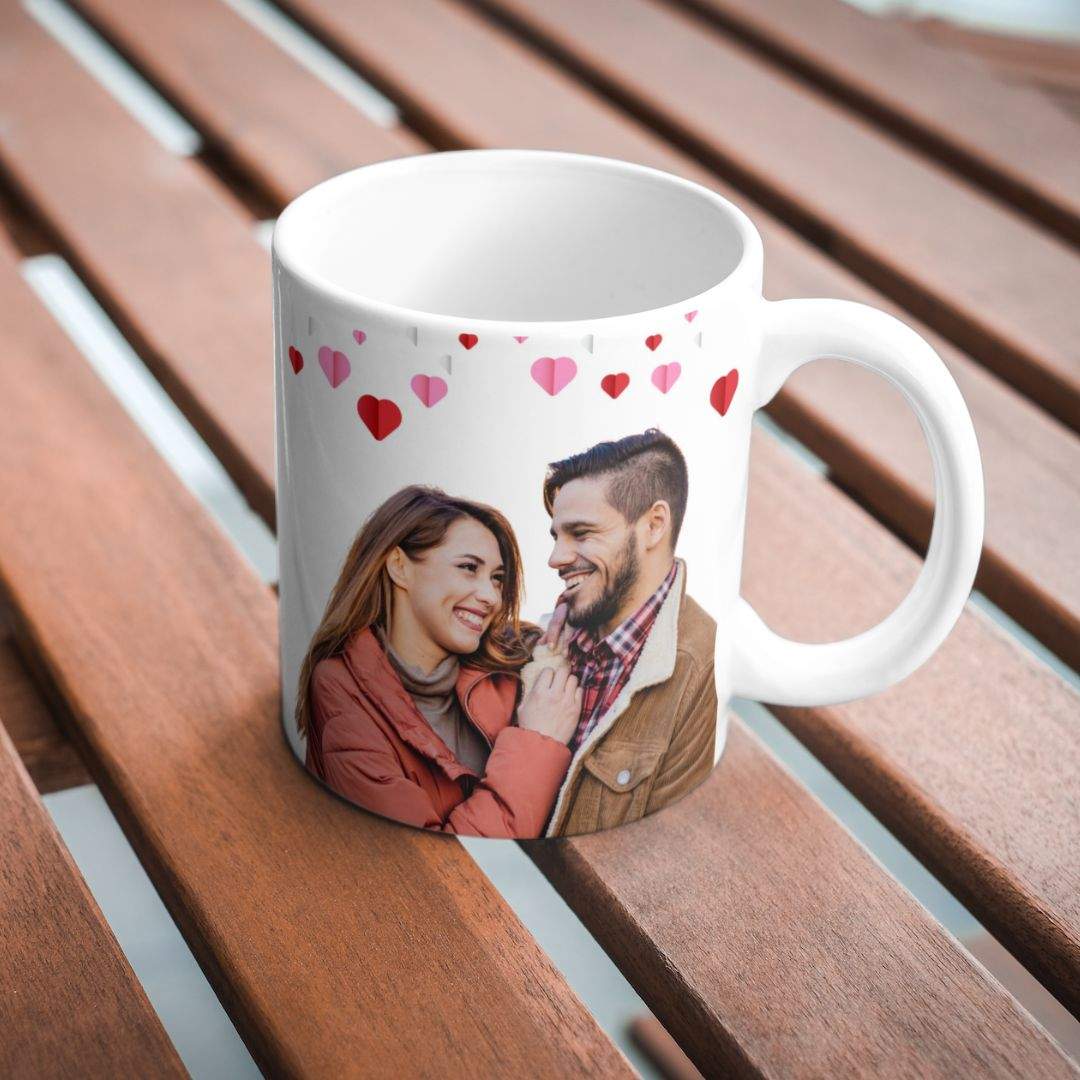 Personalised White Coffee Mug- Single - Wedding kalakar India