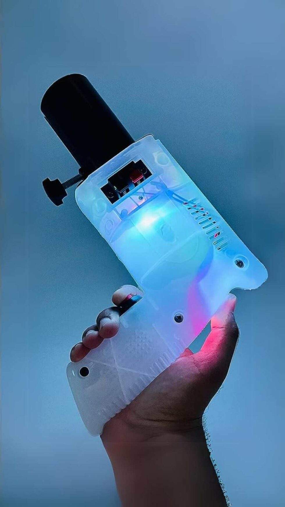 Cold Pyro Led Gun for Wedding, Birthday, Pyro Sparkle Led Gun