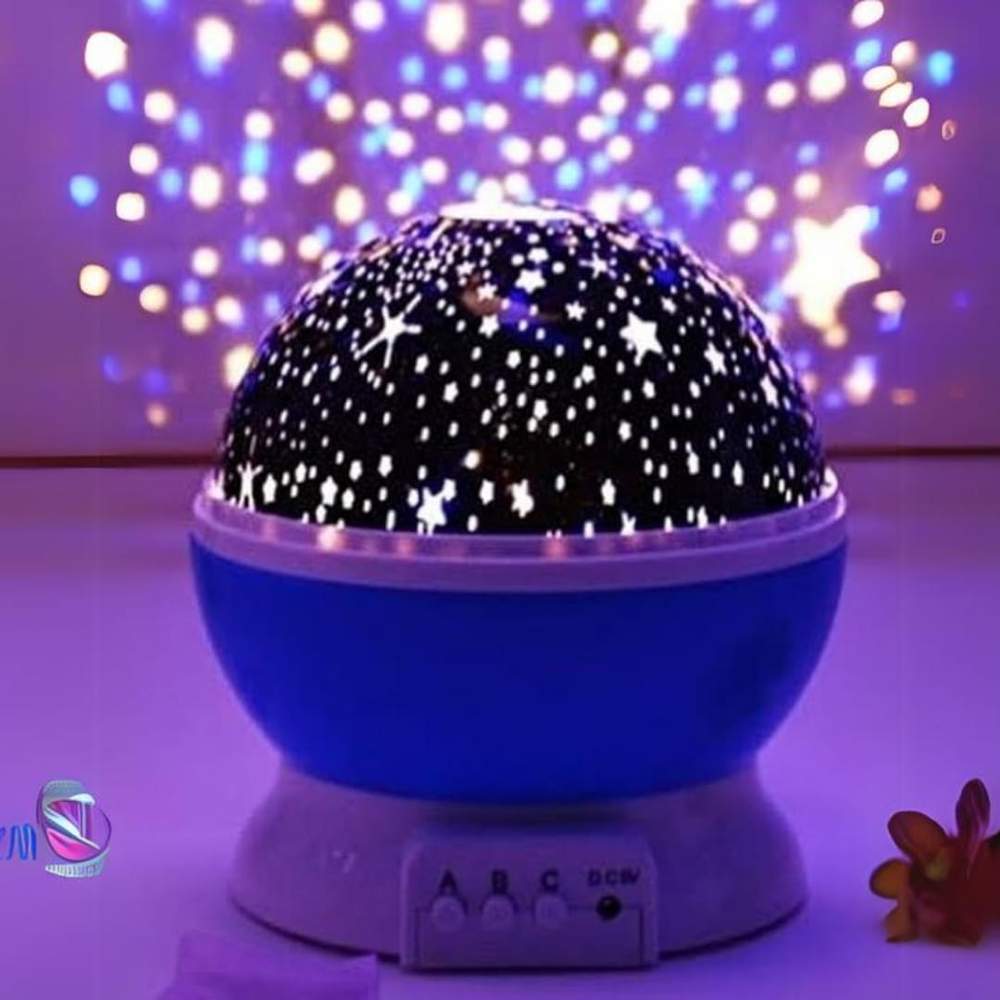 360° Rotating Star Master Moon Night Light Projector